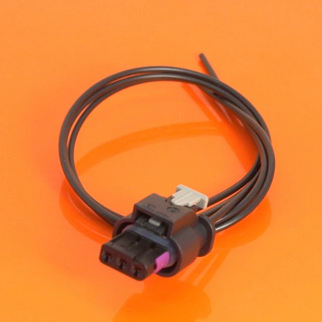 VW AUDI VAG 3 Pin Connector Kit Pigtail For Parking Sensor Plug 4F0 973 ...