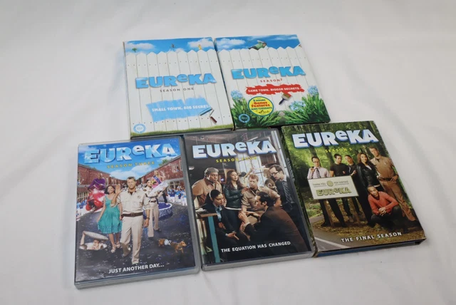 EUREKA THE COMPLETE Series Season 1-5 DVD Set All Seasons 1, 2, 3, 3.5 ...