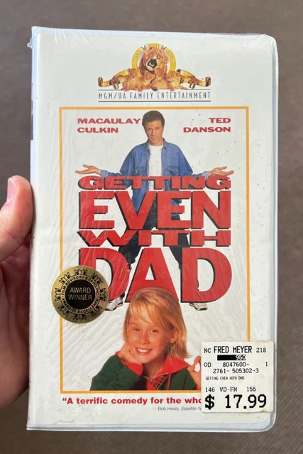 SEALED GETTING EVEN With Dad Ted Danson Macaulay Culkin VHS 1994 ...