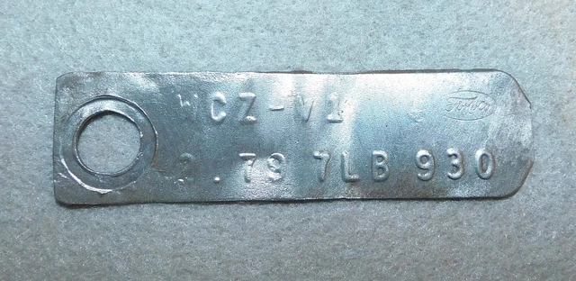 1968 FORD MUSTANG Fastback Convert GT Cougar ORIG 8" REAR END AXLE ID ...