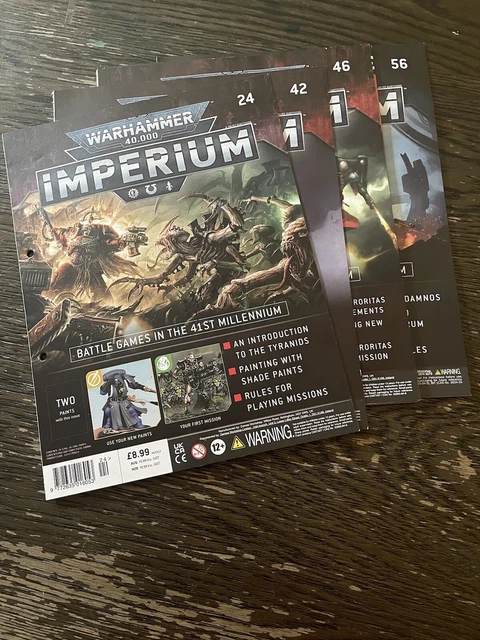 WARHAMMER 40K IMPERIUM MAGAZINE ONLY #24, 42, 46 & 56 NECRONS AGE of ...