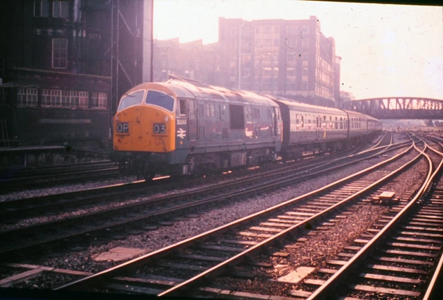 35MM COLOUR SLIDE RAILWAY DIESEL HYDRAULIC CLASS 22 NORTH BRITISH TYPE ...