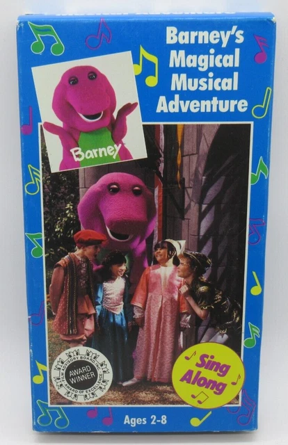 BARNEY: BARNEY'S MAGICAL Musical Adventure Sing-Along Vhs Video, Castle ...