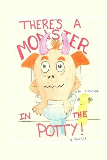 THERE'S A MONSTER in the Potty by Skip Lee (English) Paperback Book EUR ...