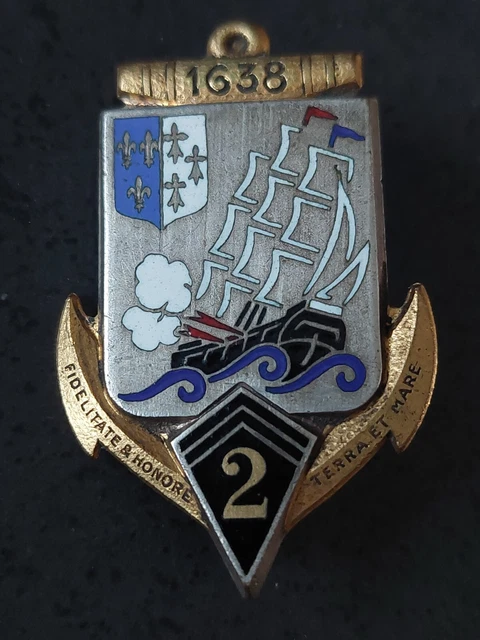 INSIGNE 2ÈME RIC Régiment d'Infanterie Coloniale drago paris Nice , romainville EUR 10,00 ...