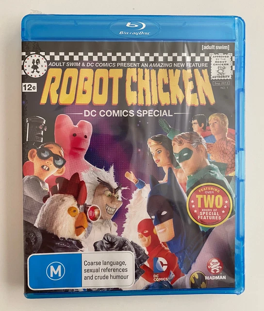 ROBOT CHICKEN - DC Comics Special (Blu-ray) Region Free Adult Swim New ...