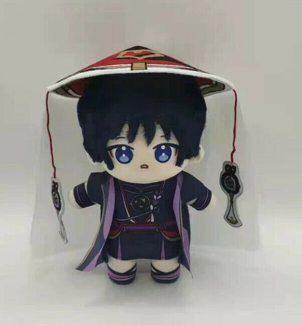8'' GENSHIN IMPACT Scaramouche Plush Doll Cosplay Stuffed Toy Plushie ...