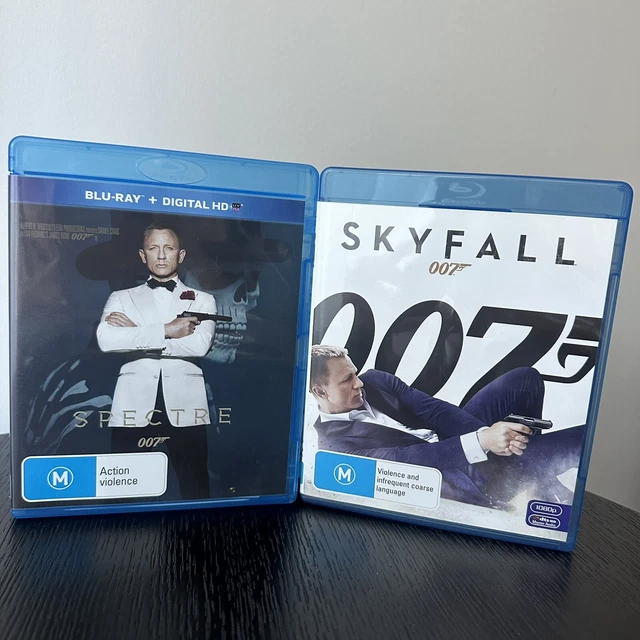 JAMES BOND SKYFALL & Spectre Blu-Ray + Digital HD Daniel Craig 007 Films Movies $9.00 - PicClick AU