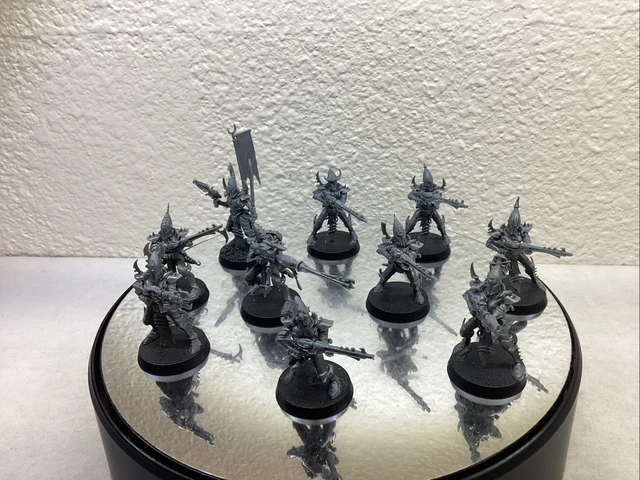 WARHAMMER 40K DRUKHARI KABALITE WARRIORS x10 built unpainted CM5121 $42 ...