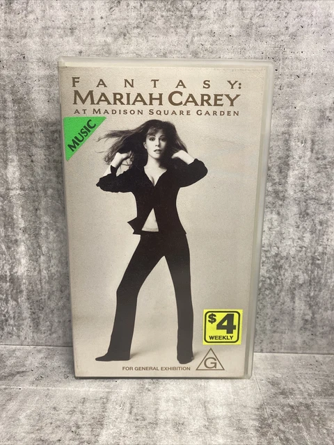 FANTASY: MARIAH CAREY At Madison Square Garden VHS Movie Video Cassette ...