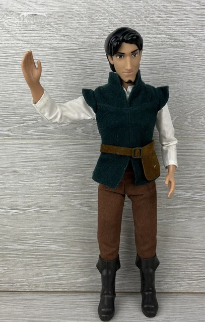 DISNEY STORE TANGLED Flynn Rider Doll 12” Action Figure Toy Rapunzel ...