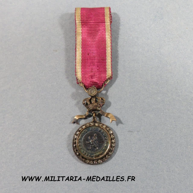 BELGIQUE REDUCTION MEDAILLES Du Travail Et Progres Bijou En Or Et ...