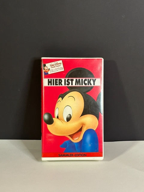 VHS WALT DISNEY Hier ist Mickey Sammleredition Mickey Mouse TOP EUR 6 ...