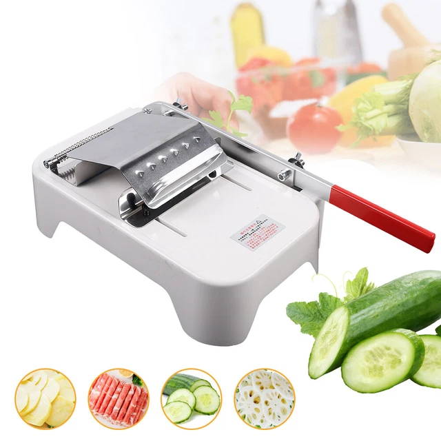 MANUAL FROZEN MEAT Slicer, Stainless Steel Meat Roll Cutter ...