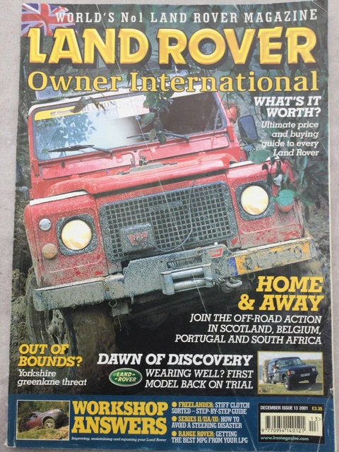 LAND ROVER OWNER International Magazine - December 2001 - First Disco ...