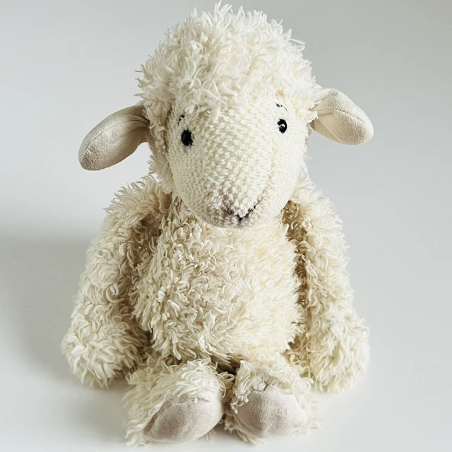 VINTAGE JELLYCAT RAGGEDY Lamb Plush Soft Toy Teddy Bear Retired Sheep ...