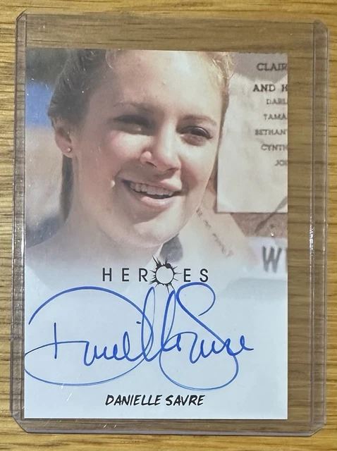HEROES : DANIELLE SAVRE as JACKIE WILCOX AUTOGRAPH CARD RITTENHOUSE ...
