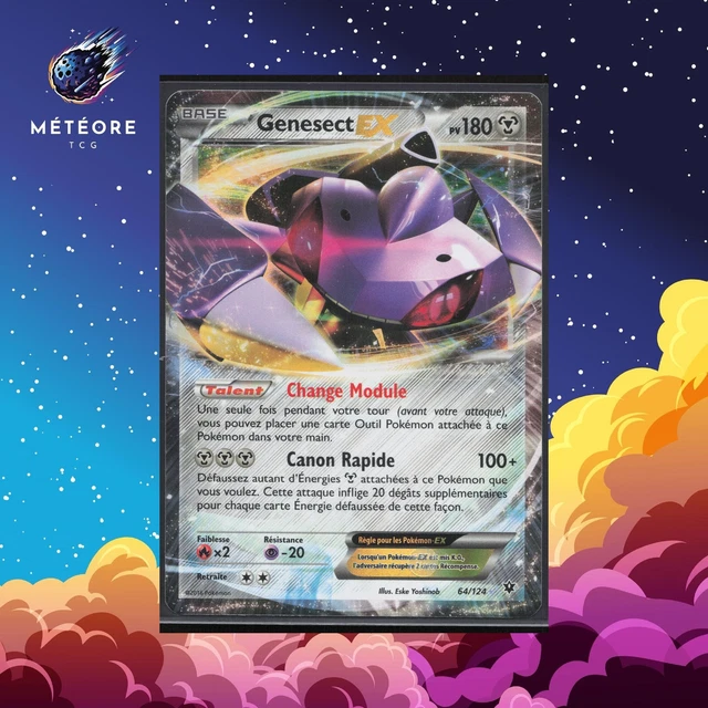 CARTE POKÉMON GENESECT Ex 64/124 XY Impact des destins Français EUR 11 ...