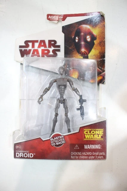 STAR WARS THE Clone Wars Commando Droid CW16 Hasbro 2009 EUR 57,53 ...