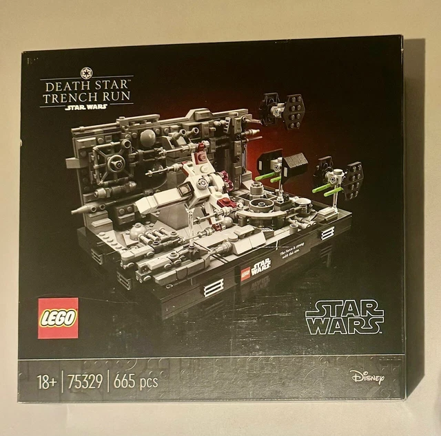 LEGO STAR WARS: Death Star Trench Run Diorama (75329), Luke Skywalkers ...