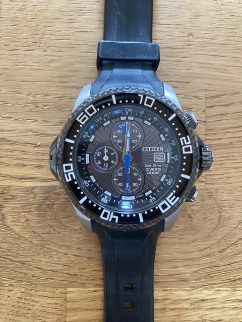 CITIZEN PROMASTER ECO drive chronograph £108.00 - PicClick UK