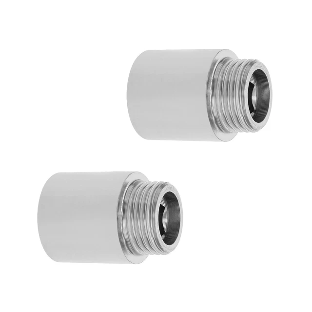 2X 1/2& 25MM BSP Stainless Steel Male to Female Pipe Thread Extension ...