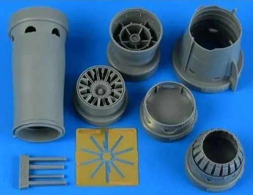 1/32 MIG-21MF AFTERBURNER (geschlossen) (für Trumpeter) Detail-up Parts ...