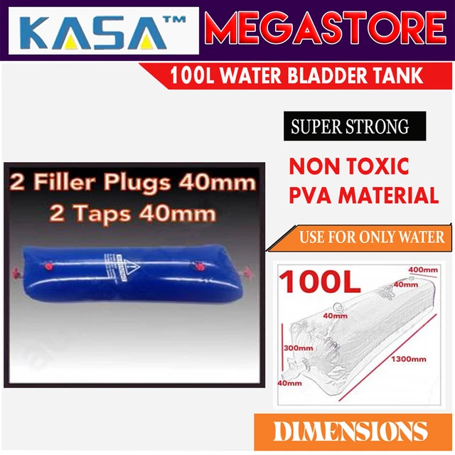 KASA SERIES IV 100l Water Bladder Tank 4x4 4wd Ute Camping Fishing ...