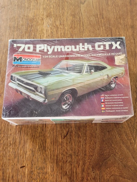 MONOGRAM 1970 PLYMOUTH GTX model Kit From 1982 EUR 16,79 - PicClick FR