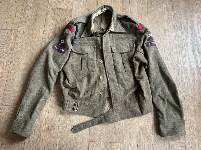 WW2 BRITSH AIRBORNE Royal Engineers 37 Pattern Battle Dress Jacket ...