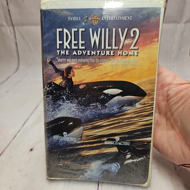 FREE WILLY 2 The Adventure Home VHS, Brand New Sealed Vintage Movie ...