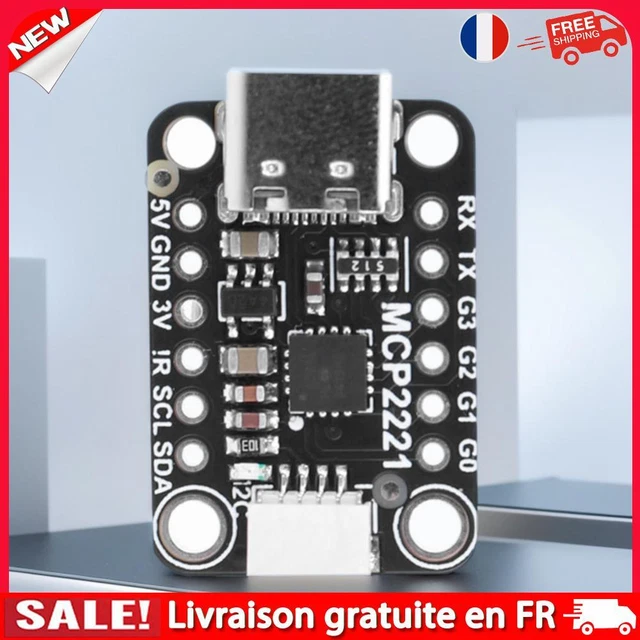 # MCP2221A USB To GPIO Adapter ADC I2C USB To GPIO Converter for Coat ...