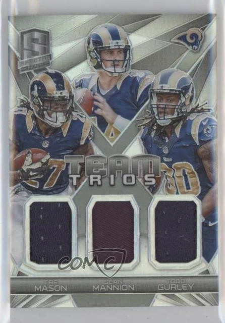 2015 SPECTRA TEAM Trios /199 Todd Gurley II Sean Mannion Tre Mason ...