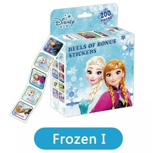 DISNEY JUNIOR PRINCESS frozen elsa anna good reward Stickers Reel 200 ...