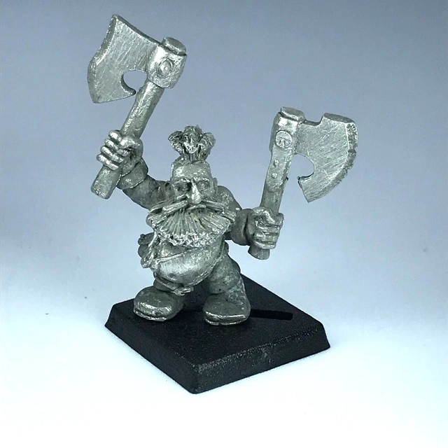 DWARF TROLL SLAYER Warrior - Citadel Warhammer Fantasy Classic Metal GW ...