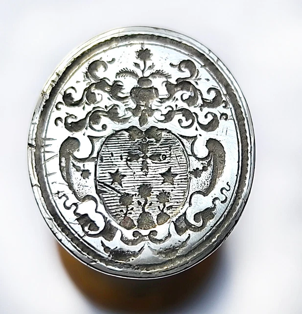 SCEAU CACHET ARMOIRIES Argent, heaume XVIIIe EUR 60,00 - PicClick FR