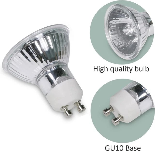 PACK OF 10 GU10 Eveready Halogen Reflector Lamp Dimmable Spot Light ...