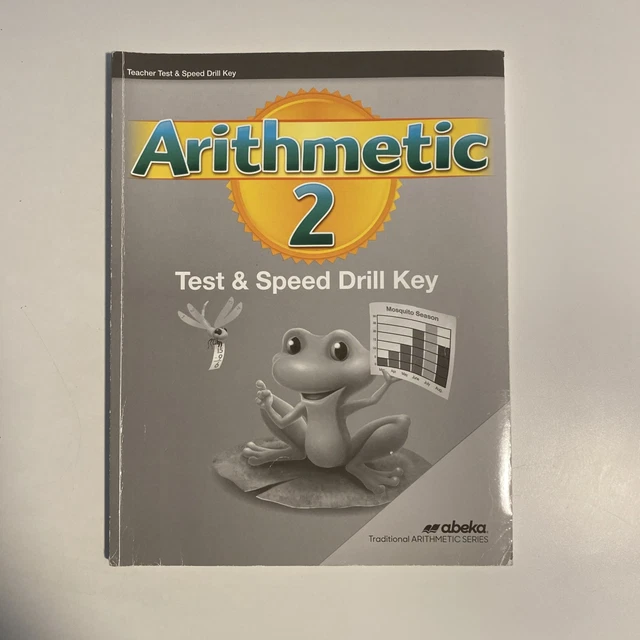 ABEKA ARITHMETIC 2 Test And Speed Drills No Writing Homeschool £7.39 ...