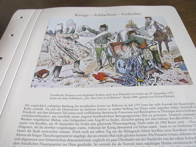DEUTSCHES MILITÄR ARCHIV 5 Kriege 5015 Preußische Husaren Reg Szekely ...