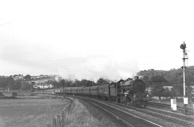 PHOTO BR BRITISH Railways Steam Locomotive Class GW '6000' King 6021 ...