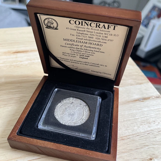 MIDDLEHAM HOARD - Charles I Silver Halfcrown - Mintmark (P) £499.99 ...