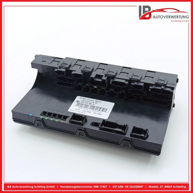 MERCEDES BENZ W203 COMBO C180 COMPRESSOR fuse box SAM module 2035452401 ...