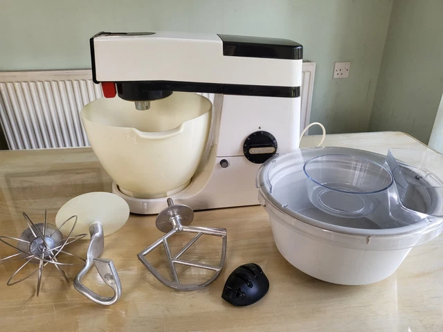 KENWOOD CHEF VINTAGE Heavy Duty Food Mixer Model A701A Bowl+Attachments ...