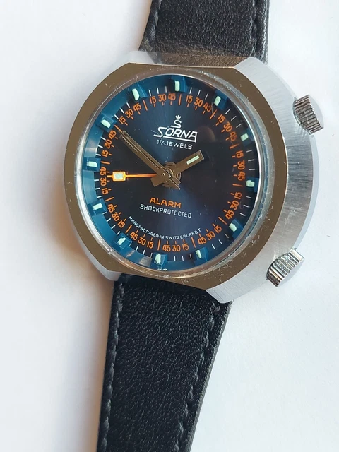 RELOJ SORNA ALARM . Watch Vintage. Swiss Made . New Old Stock EUR 119 ...