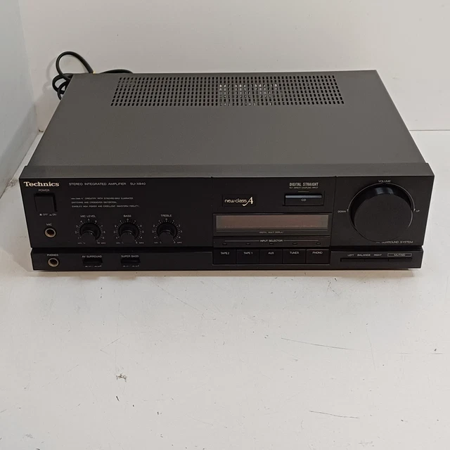 TECHNICS SU-X840 STEREO Integrated Amplifier TESTED New Class A Digital ...