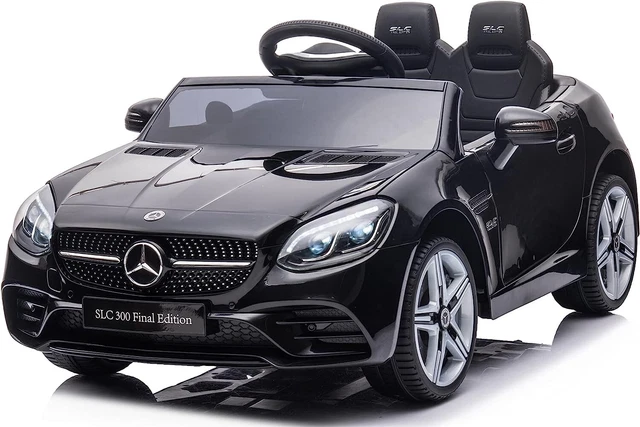 AUTO MACCHINA ELETTRICA per Bambini 12V Mercedes SLC 300 (Nero) EUR 179 ...