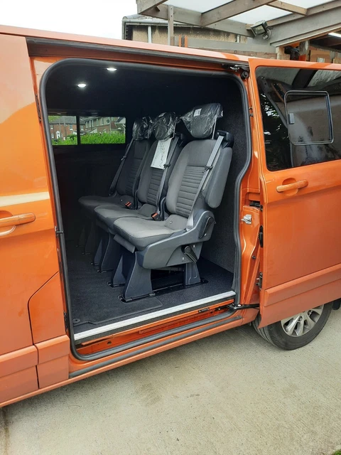 FORD TRANSIT CUSTOM crew cab conversion inc seats windows flooring ...