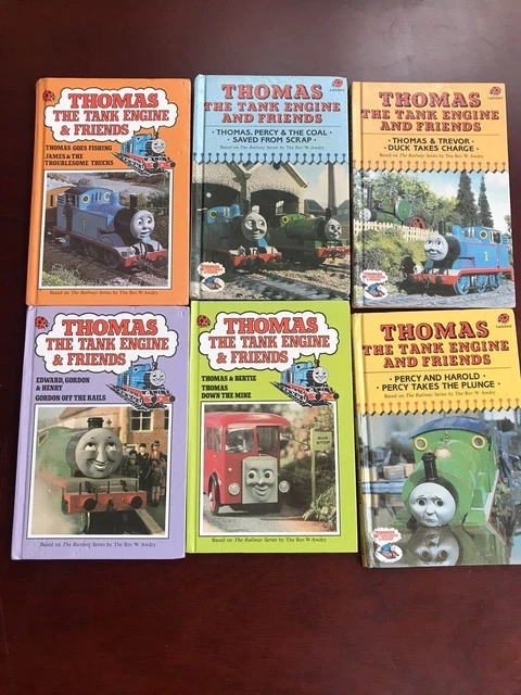 THOMAS THE TANK Engine and Friends Vintage Ladybird Books x 6 hardcover ...