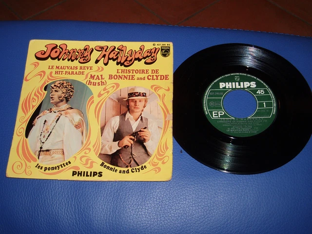 JOHNNY HALLYDAY *L'HISTOIRE de Bonnie And Clyde * 437.395 de 1968 EUR 5 ...
