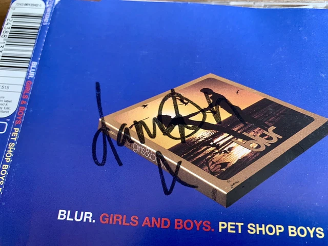 BLUR DAMON ALBARN CD Single Boys And Girls dédicacé Autograph ...